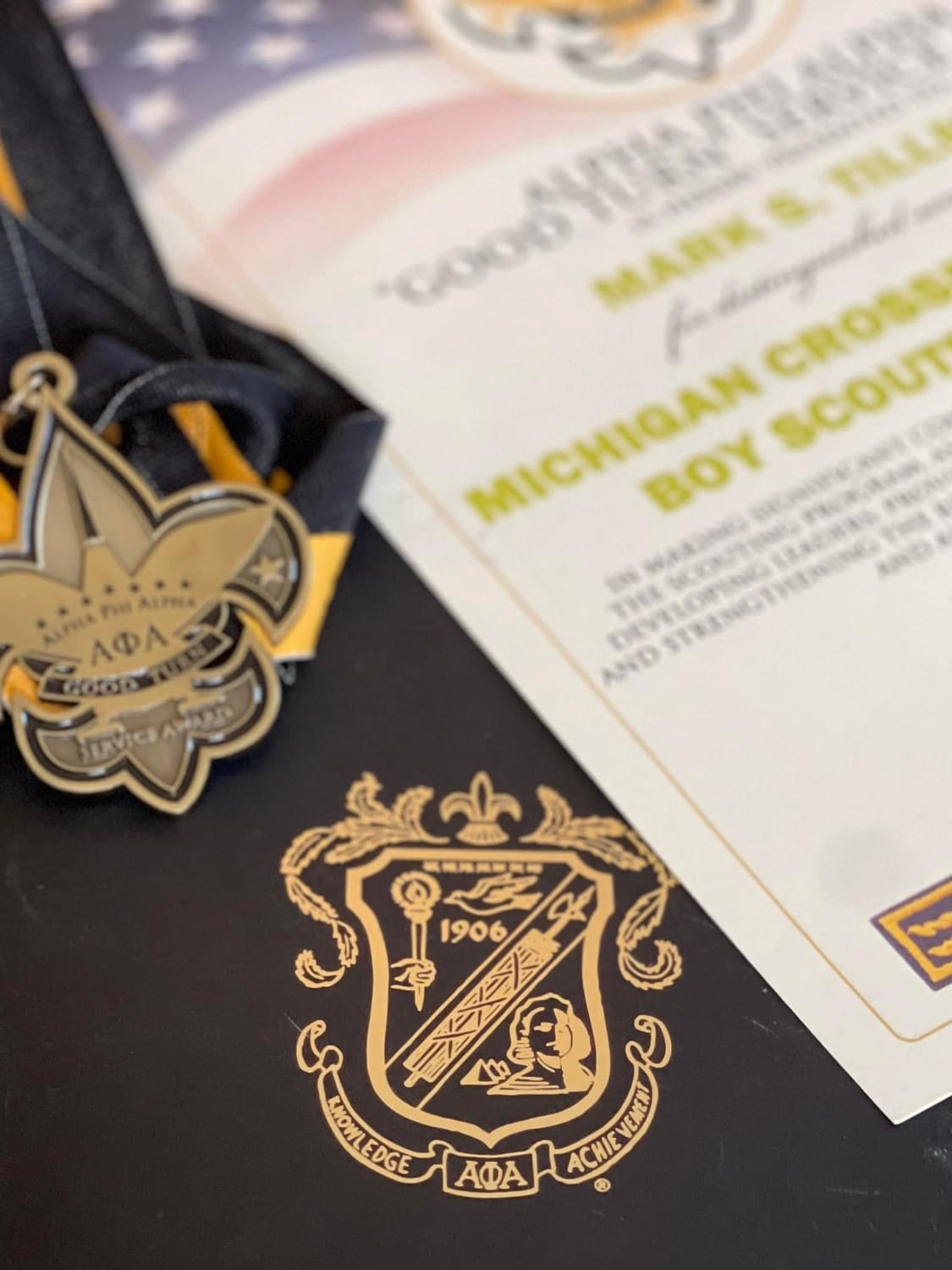 Past General President Brother Mark S. Tillman Awarded the Alpha Award ...