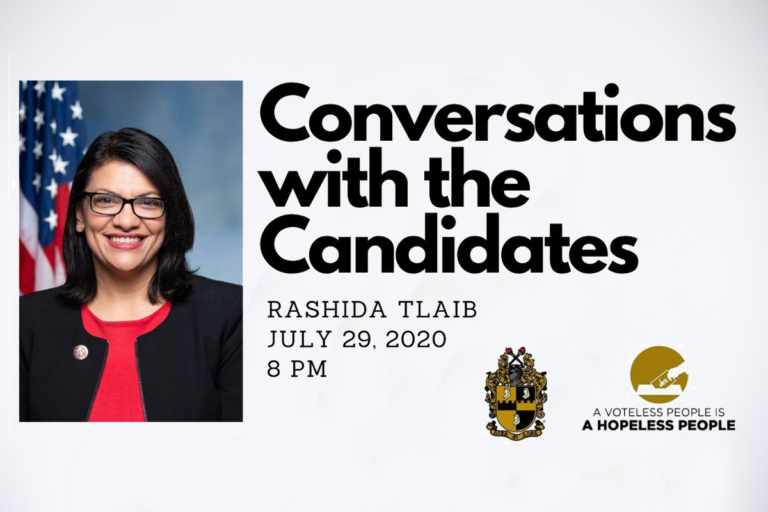 Conversations with the Candidates: Rashida Talib – Detroit Alphas